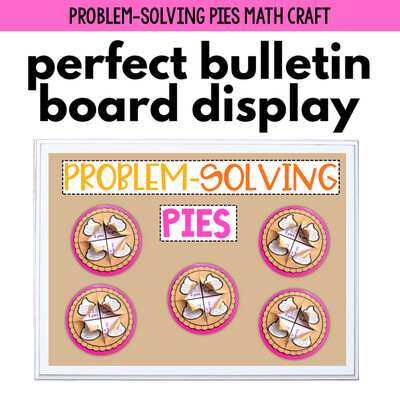 Problem-Solving Pies November Math Craft Activity - Shop - The Sassy Apple