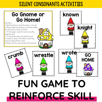 Silent Letters Worksheets Silent Consonants Games and Activities | KN ...