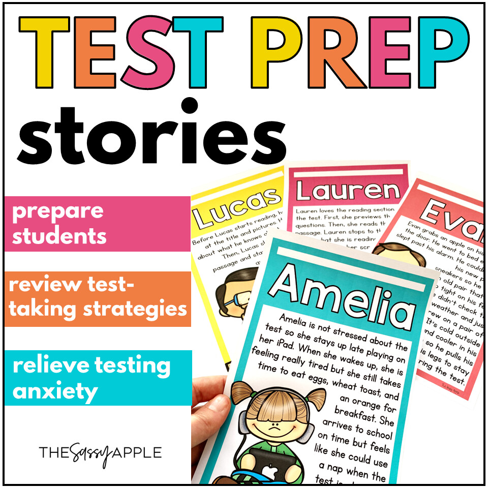 Test Prep & Test Taking Strategies and Study Skills Social Stories w ...