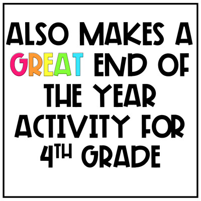 Beginning of the School Year Activities | 5th grade Back to School ...