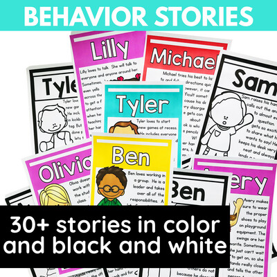 Social Skills Stories | Classroom Expectations Behavior Management ...