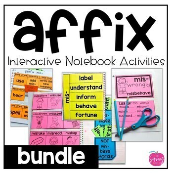 Prefixes and Suffixes Interactive Notebook Activities - Shop - The ...