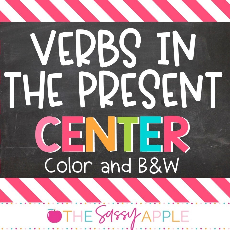 Verbs in the Present Adding -s or -es to a verb Activity Grammar Center ...