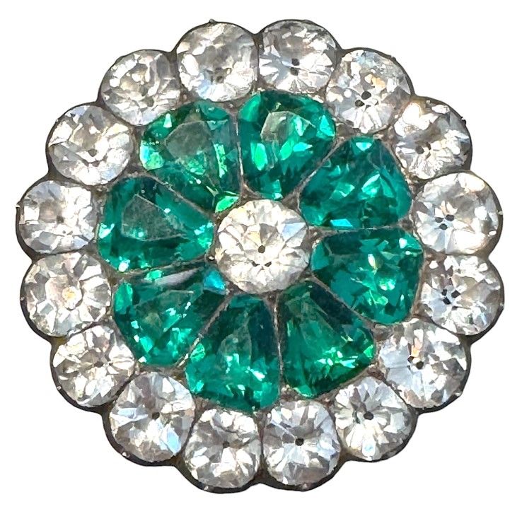 A MAGNIFICENT 18TH CENTURY JEWELED BUTTON!