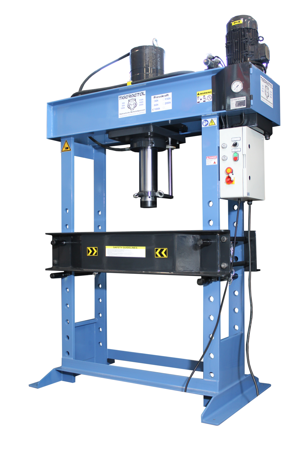 Hydraulische Werkstattpresse 150 Tonnen Mit Automatikfunktion Hydraulische Werkstattpresse 150 Tonnen Mit Automatikfunktion