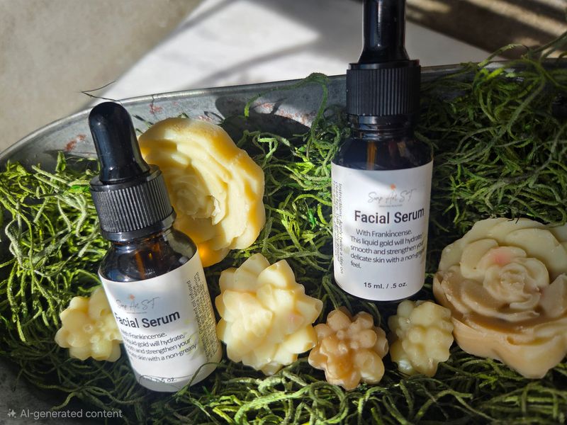 Facial Serum with Frankincense and Aloe