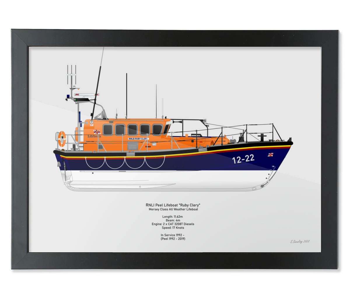 Mersey Class Lifeboat Art Prints – Store – Gecko NautiQ