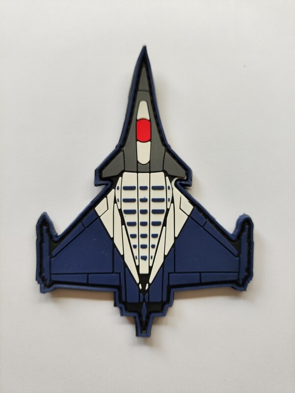 Patch Silhouette Rafale Marin PVC