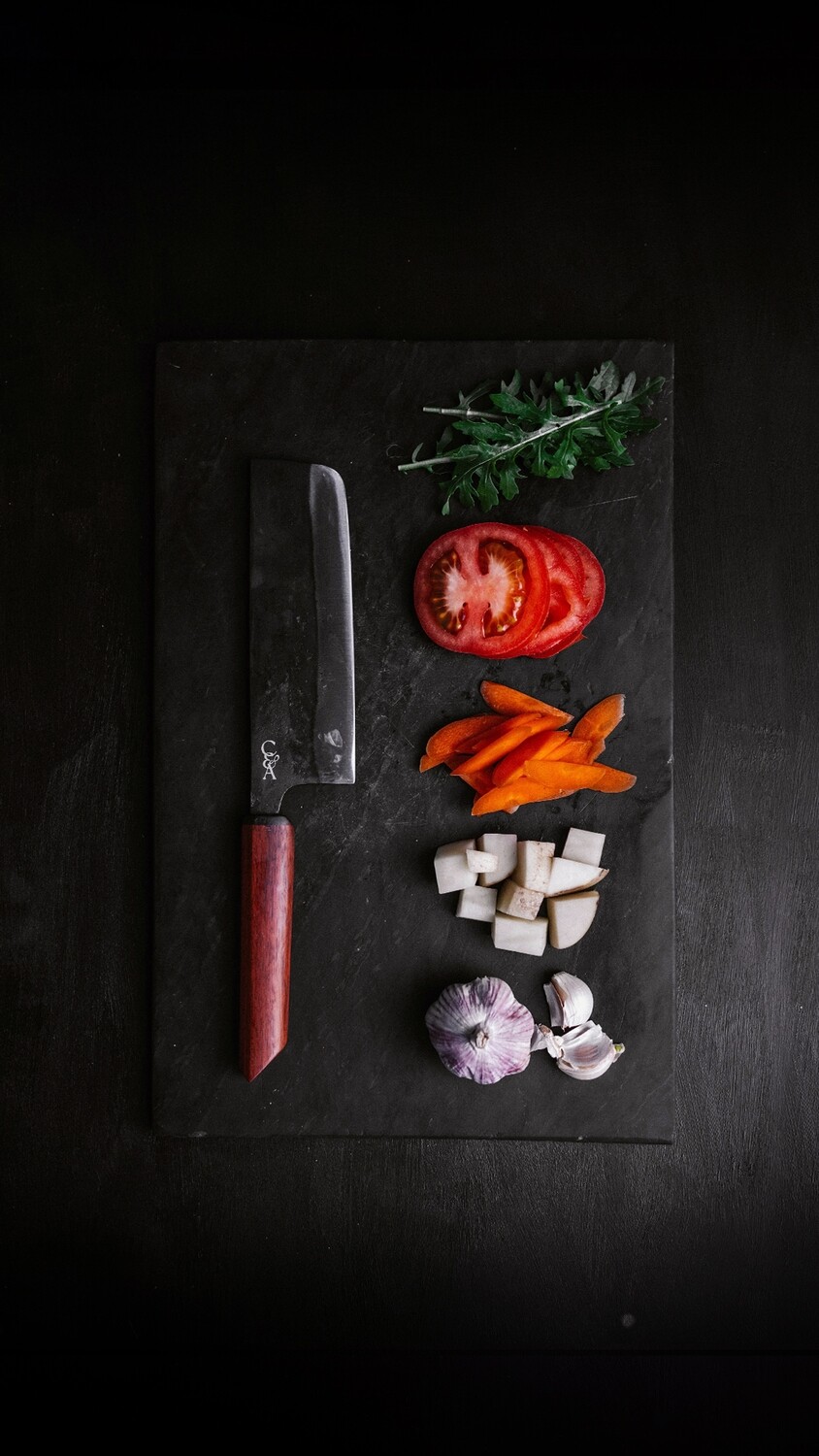 Cain & Abel "Gabriel" 180mm Nakiri - #27 - Knives for Sale | Chef ...