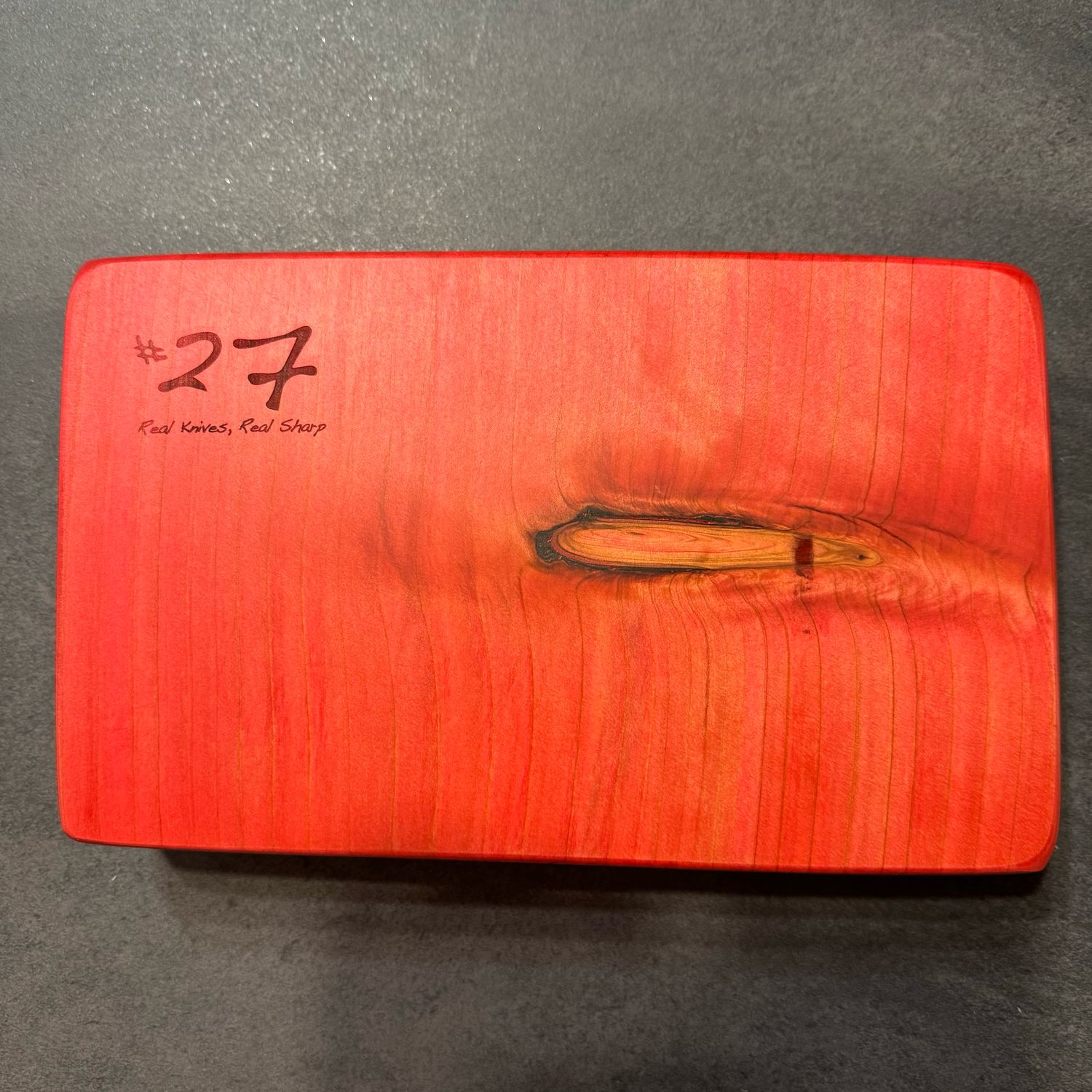 29.5cm x 18.5cm x 6cm Food platter - Macrocarpa with Rubio Monocoat ...