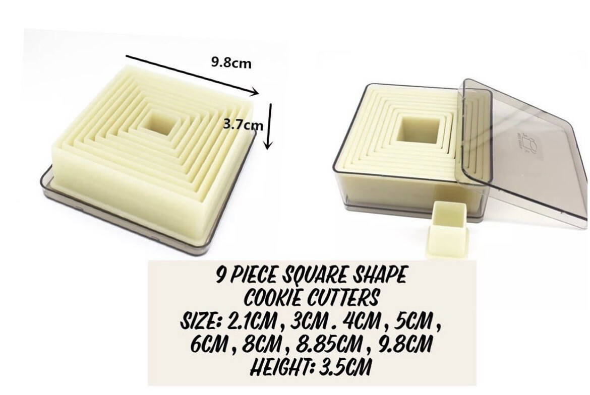 Cutter Set Squares Shape