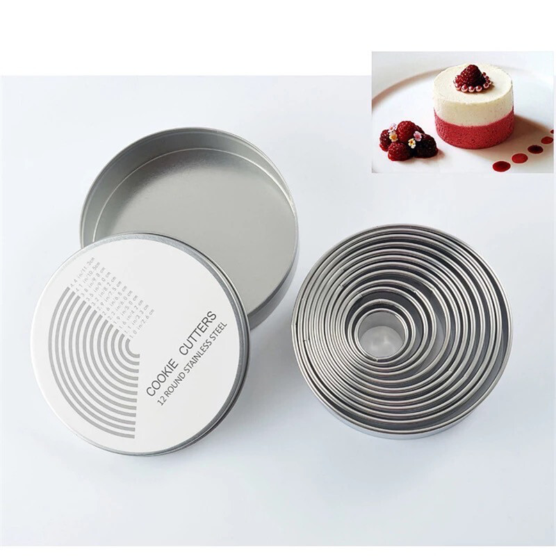 Stainless Circle Round Cutter Set