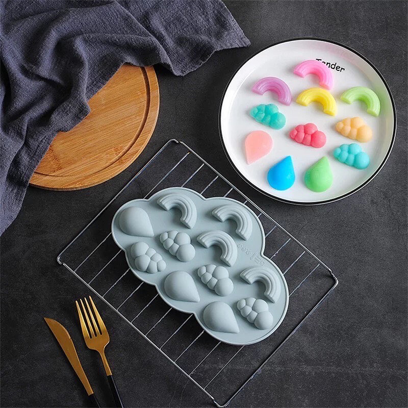 Cloud Drops Silicone Mold