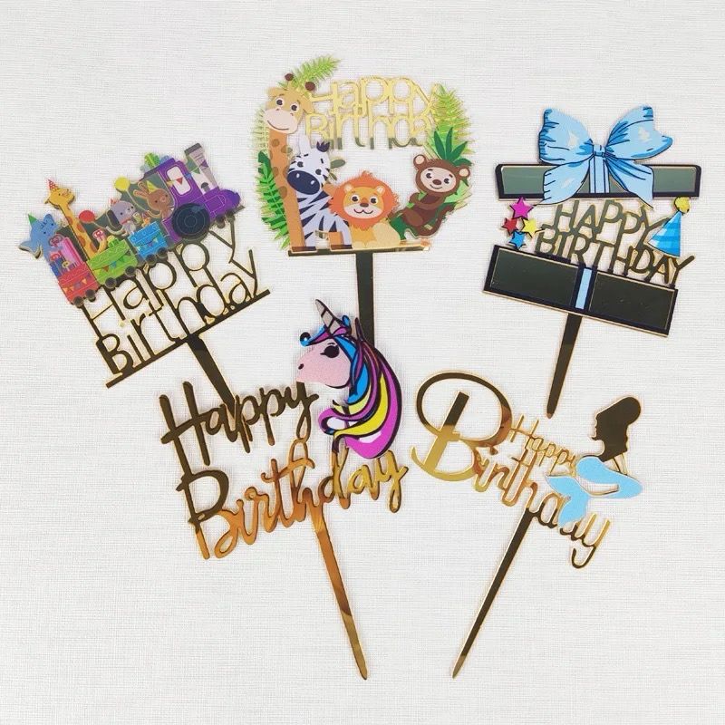 Carton Themes Cake Toppers (16*10cm)