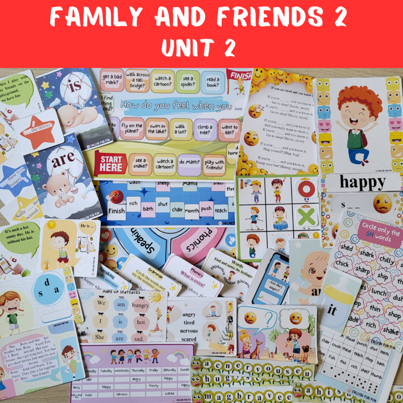 Family and Friends 2, Unit 2