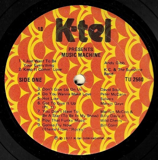 Various Artists / Music Machine | K-Tel TU-2560 | 1977