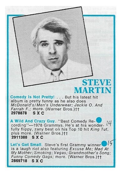 Martin, Steve / Comedy Is Not Pretty | Warner Bros. | 1979