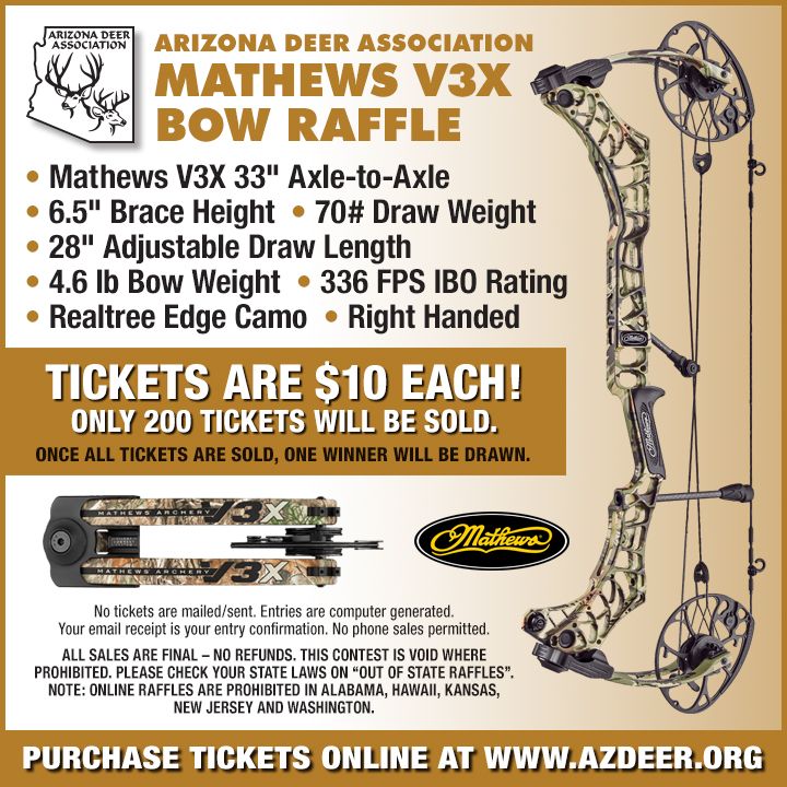 Mathews V3X Bow Ticket