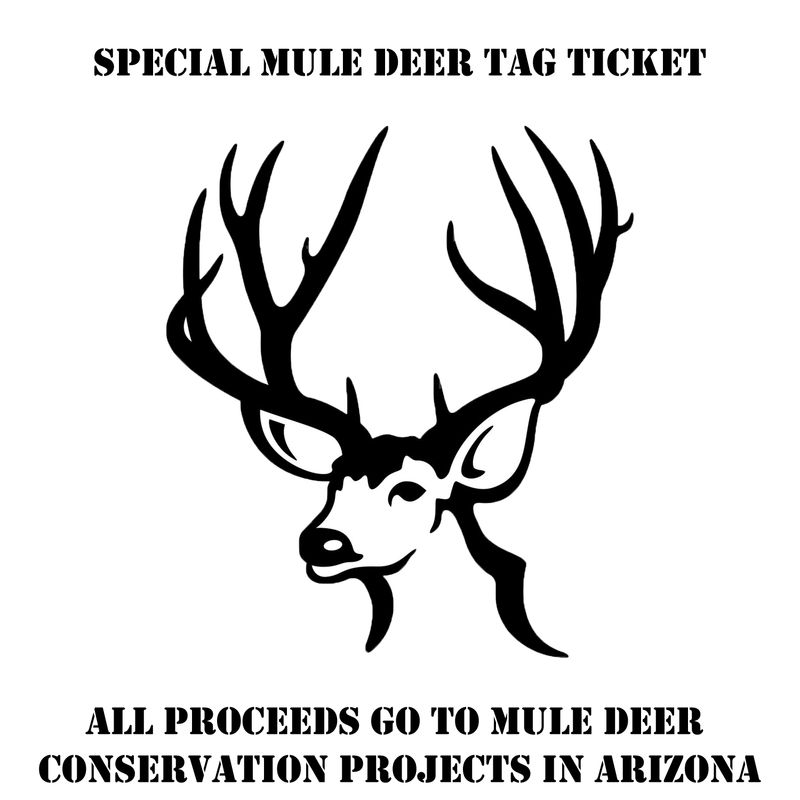Special Mule Deer Tag Ticket