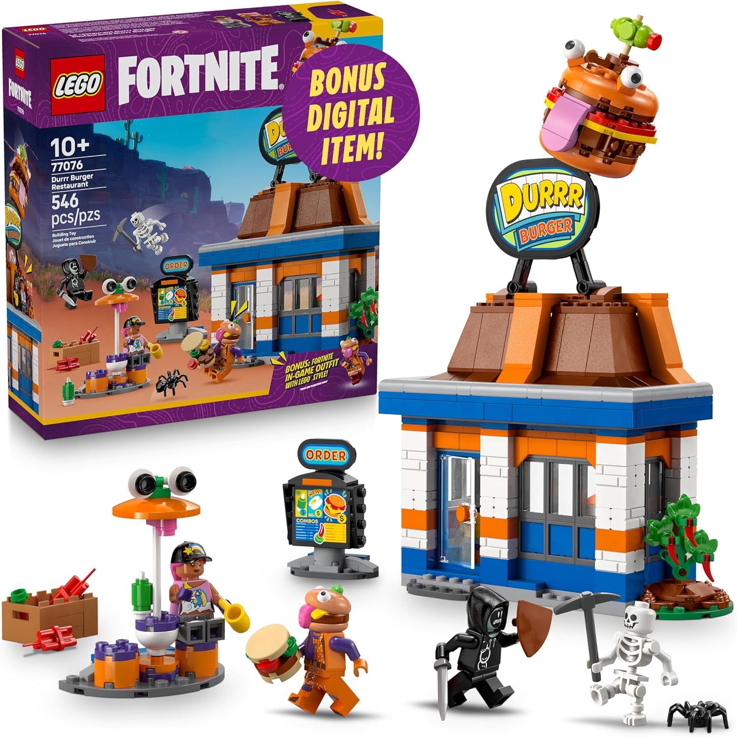 LEGO FORTNITE 77076 DURRR BURGER RESTAURANT