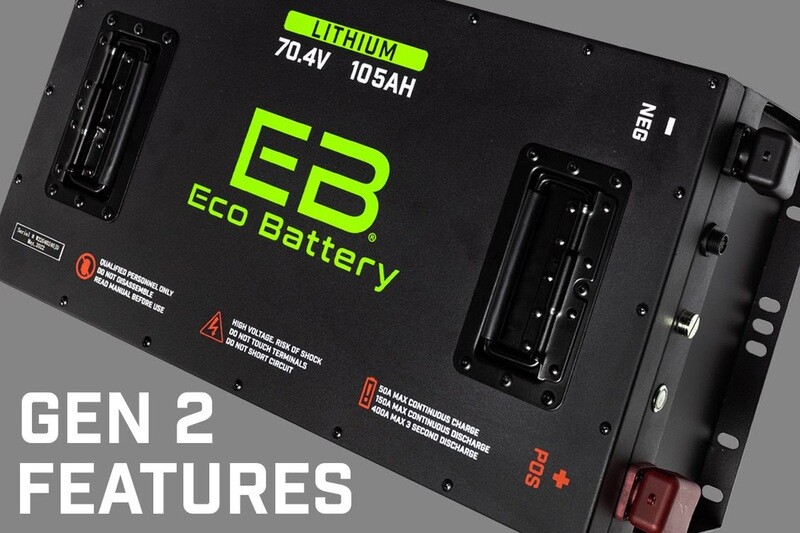 Eco Battery Gen 2 Lithium Battery - 51v 105ah (Battery only)