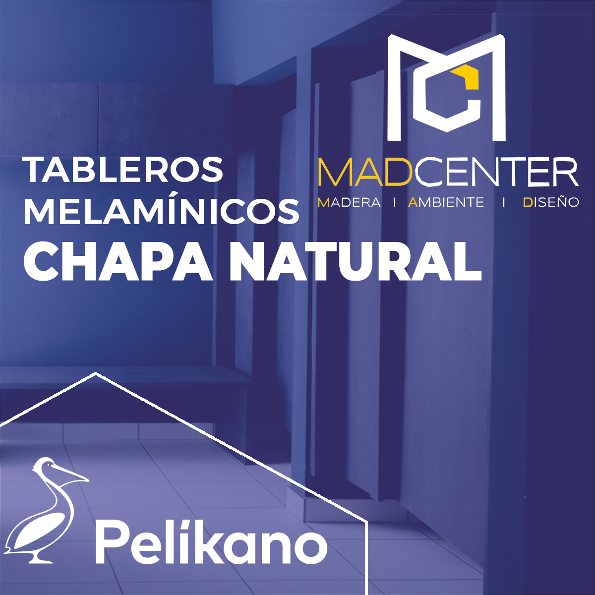 Tableros MDP con Chapa de Madera Natural