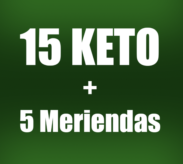 15 KETO + 5 Meriendas