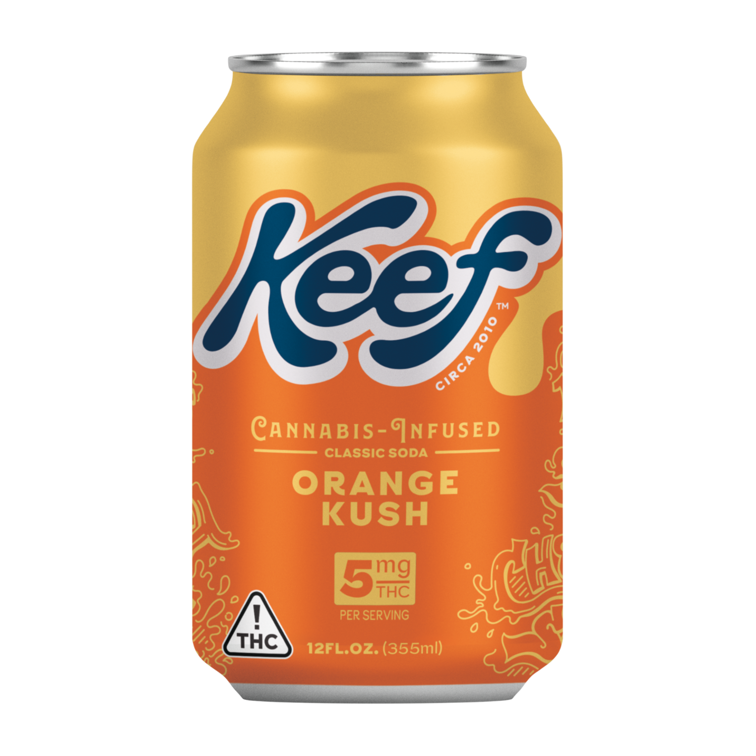 Keef 5mg THC Soda – Orange Krush – Edibles – Black Bear Hemp Dispensary