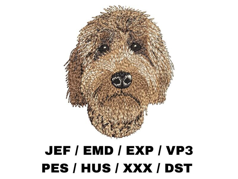 Embrace the Goldendoodle Magic: Machine Embroidery Pattern