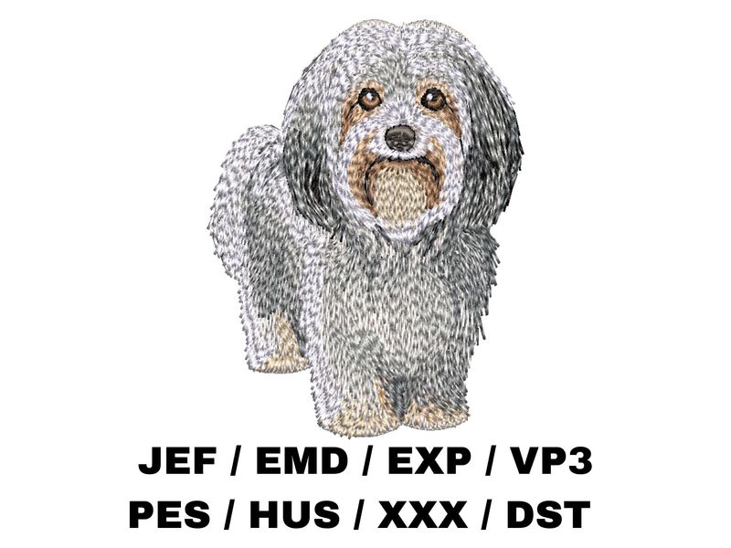 Havanese Embroidery Design | Dog Breed Pattern