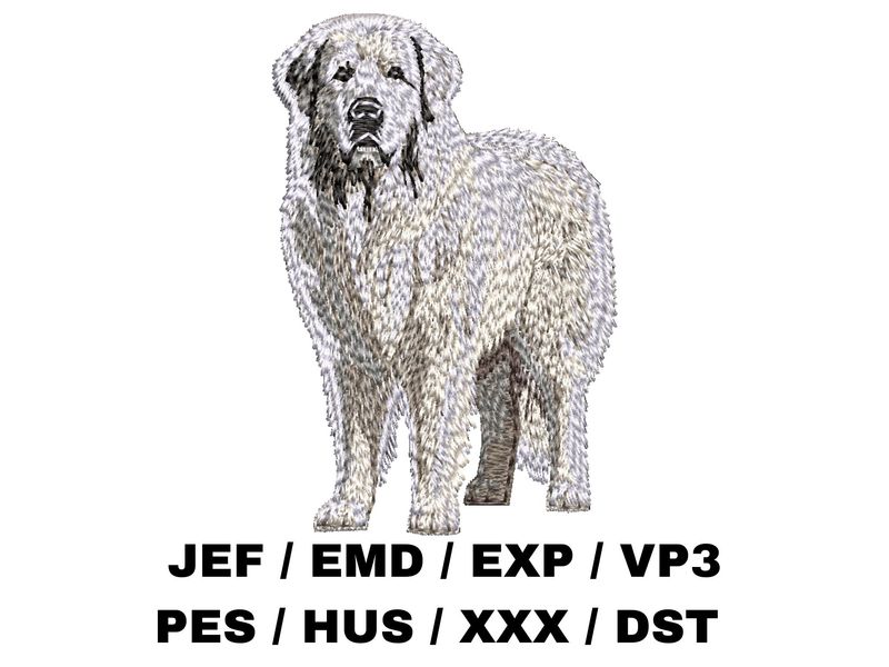 Exquisite Great Pyrenees Embroidery Design