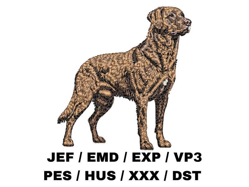 Chessie Dog Full Body Embroidery
