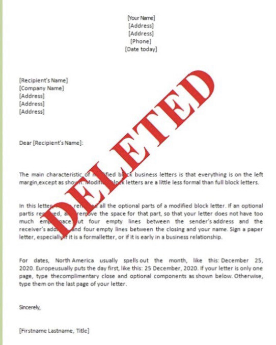 15 USC Dispute Letter