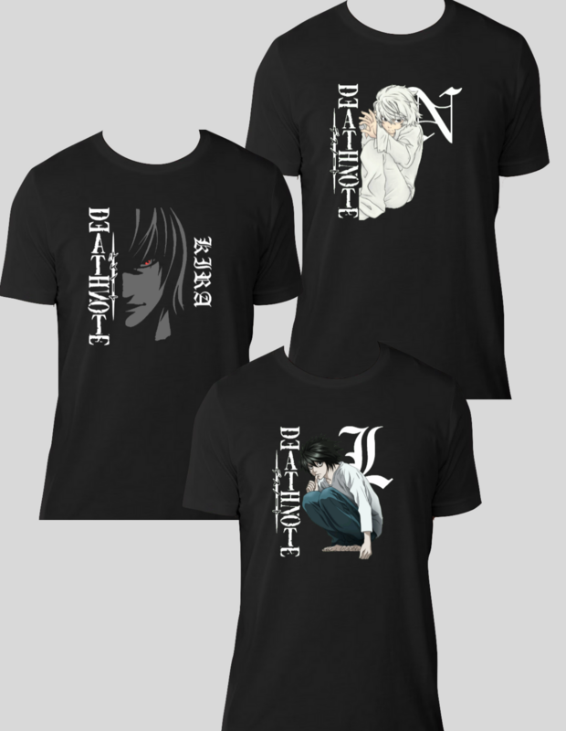 Death Note Character T-shirt