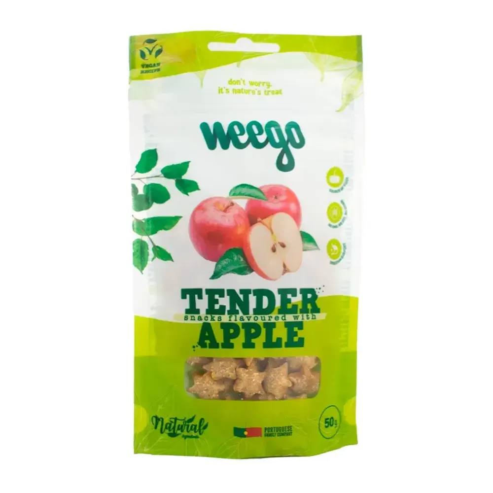 Weego | Dog Tender Snack Apple – Petisco Saudável 50g – Hiro Petshop ...
