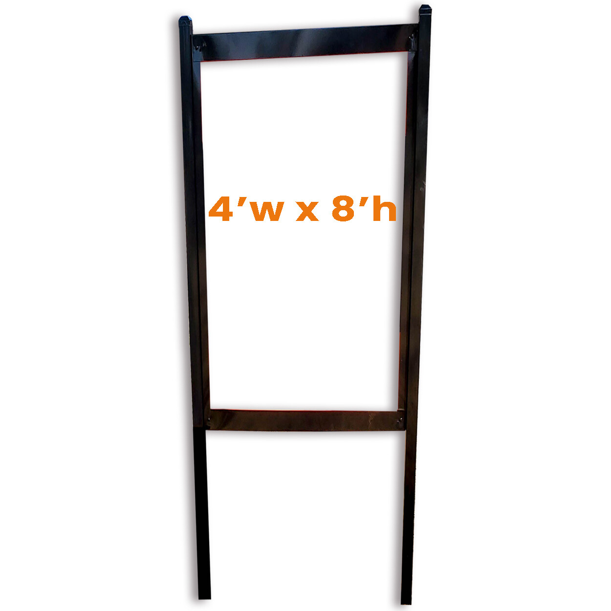 4x8 Metal Sign Frame with 12 foot posts