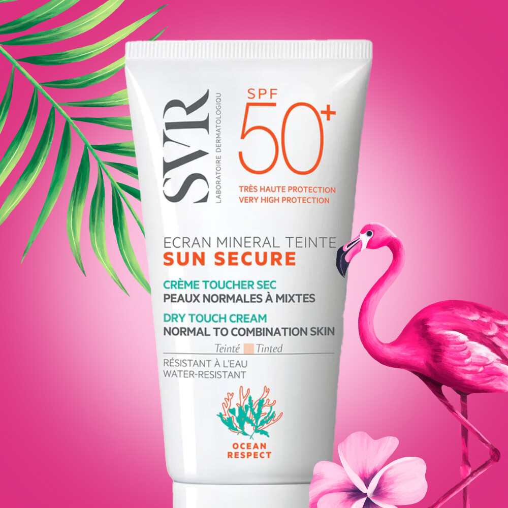 SVR Ecran Mineral Teinte Sun Secure Dry Touch Cream SPF 50+