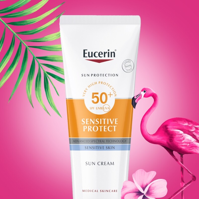 Eucerin Sensitive Mineral Face Tinted Sunscreen Lotion SPF 35
