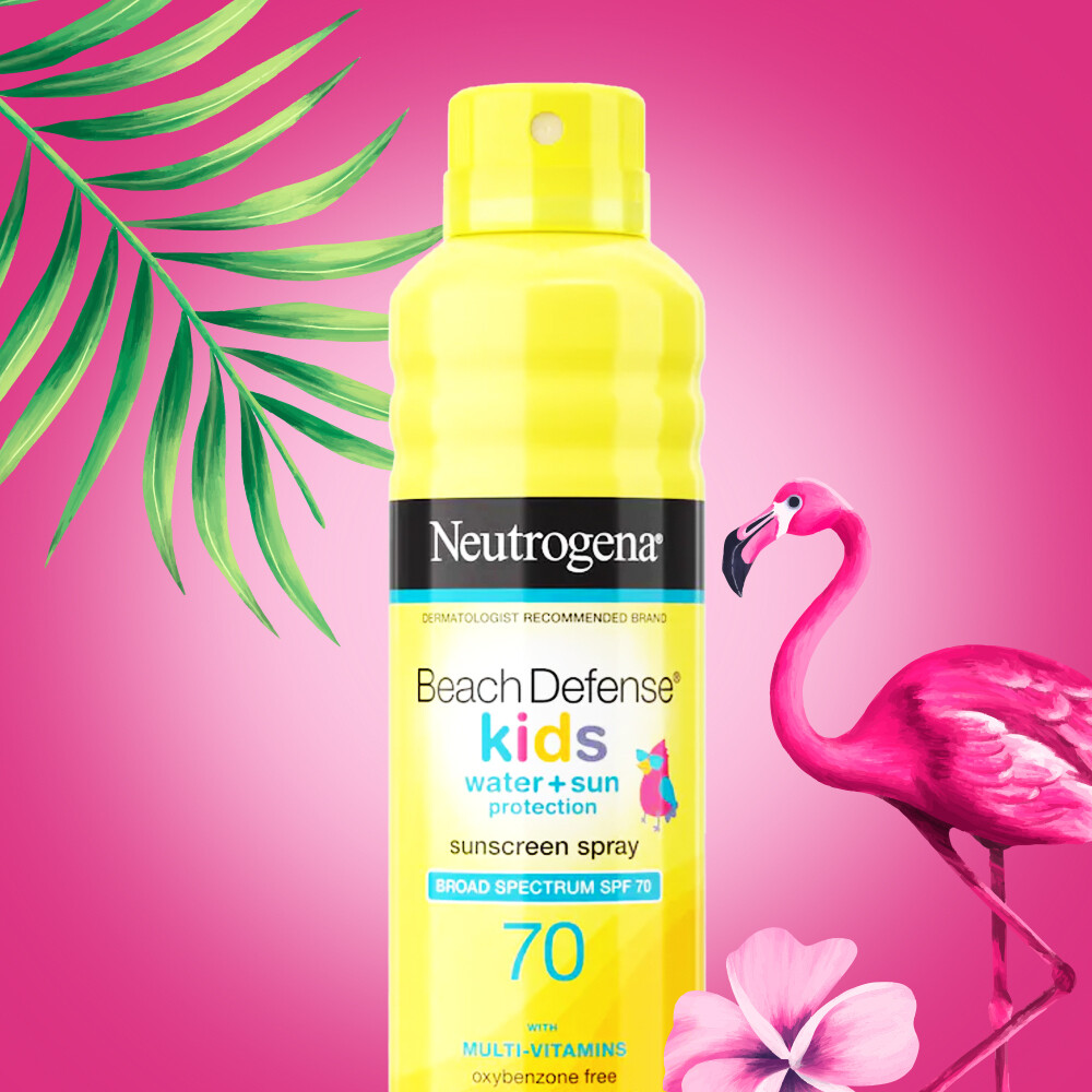 Neutrogena Beach Defense Water + Sun Protection Sunscreen Lotion SPF 70
