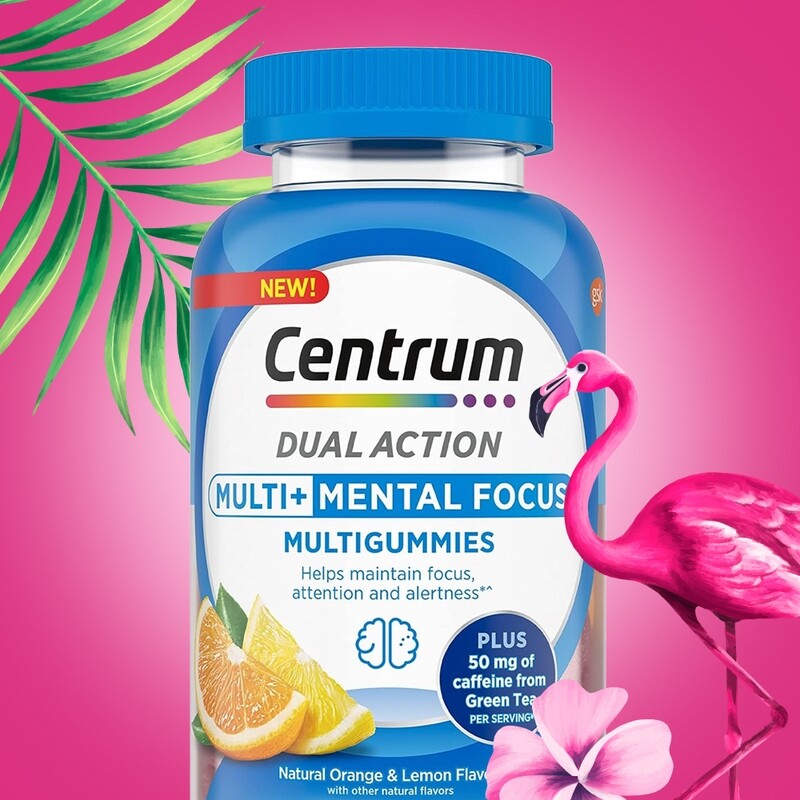 Centrum Dual Action Multi+ Mental Focus Multigummies