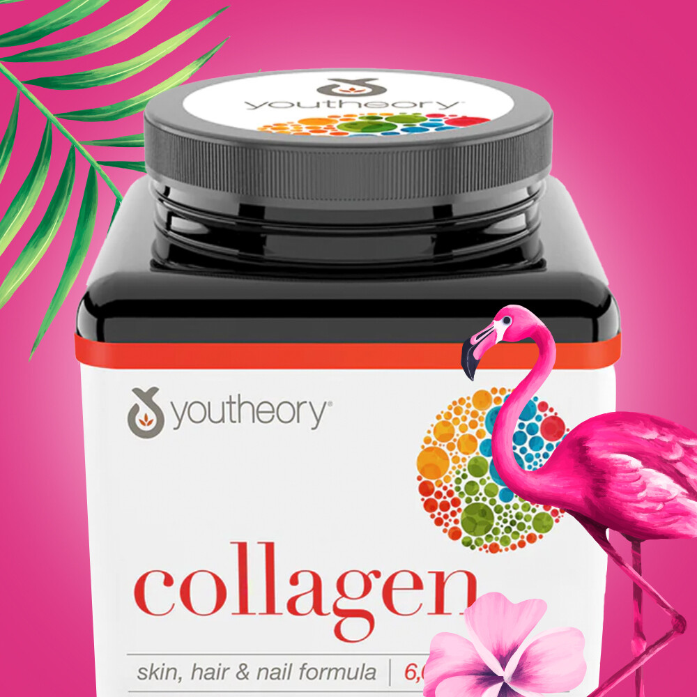 Youtheory Collagen Skin, Hair & Nails 6000 mg, 120 tabletas