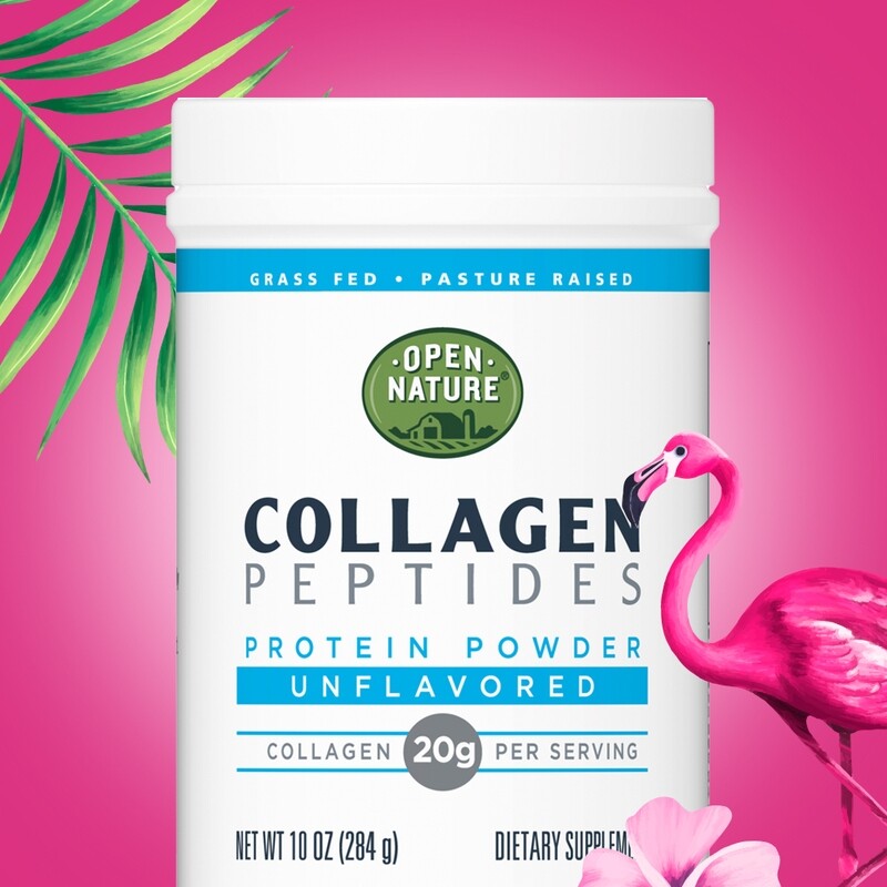 Open Nature Collagen Peptides Protein Powder Unflavored