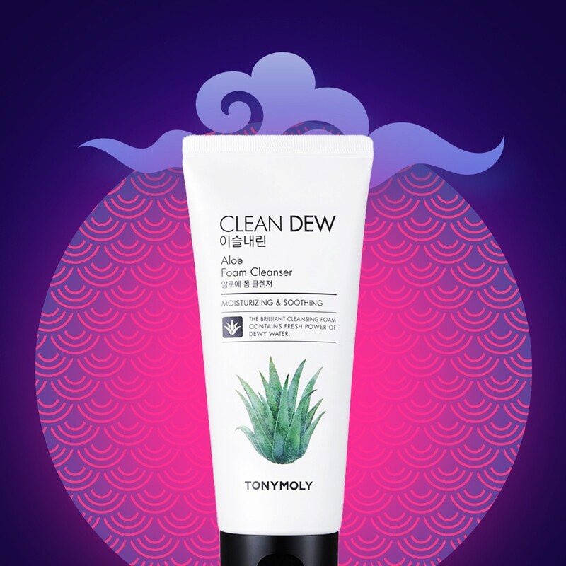 Tony Moly Clean Dew Foam Cleanser (Aloe)
