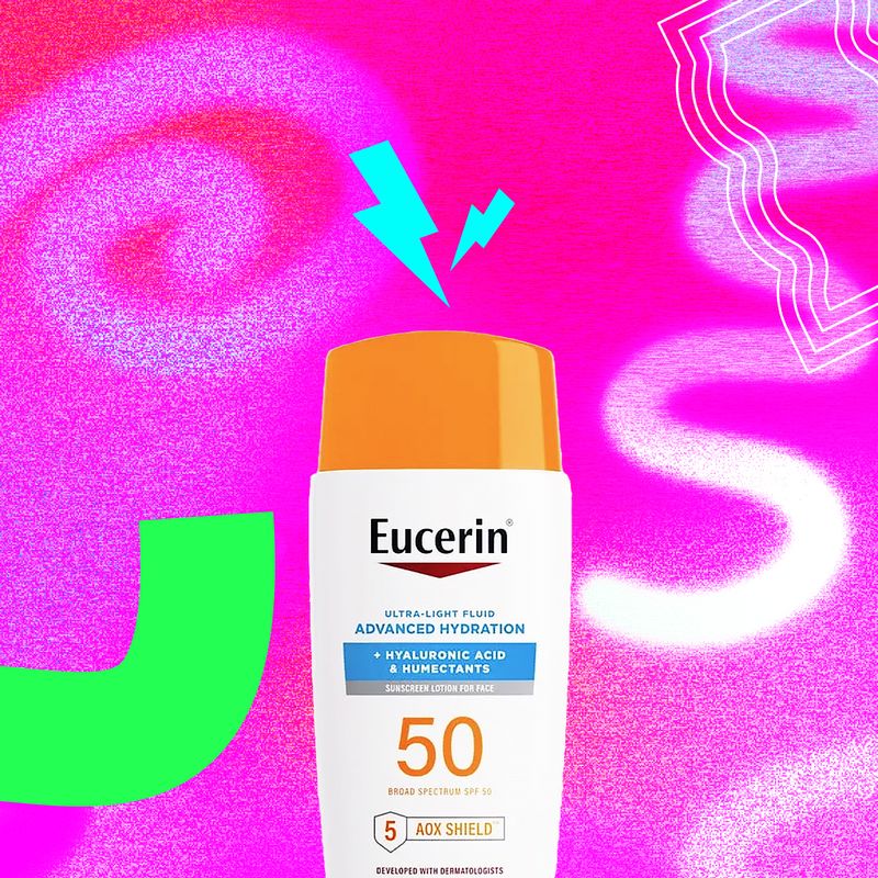 Eucerin Advanced Hydration SPF 50 Ultra Light Fluid + Hyaluronic Acid ...