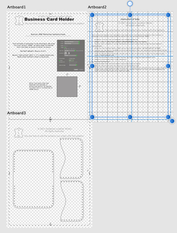 Business Card Holder Pattern