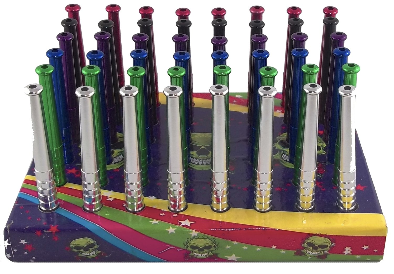 5.5cm Solid Coloured 1-Hitter Cig Bat (48units) - Canadian Smoking ...