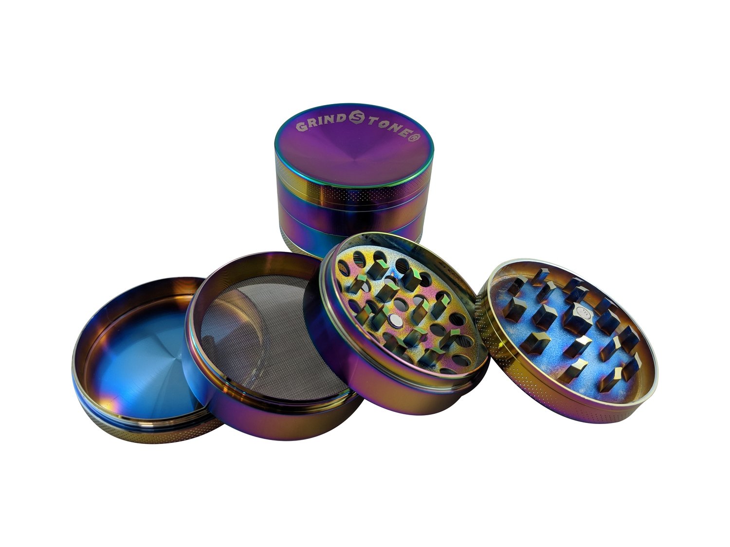 GrindStone® 4pcs Grinder - Spectrum - 60mm - Canadian Smoking ...