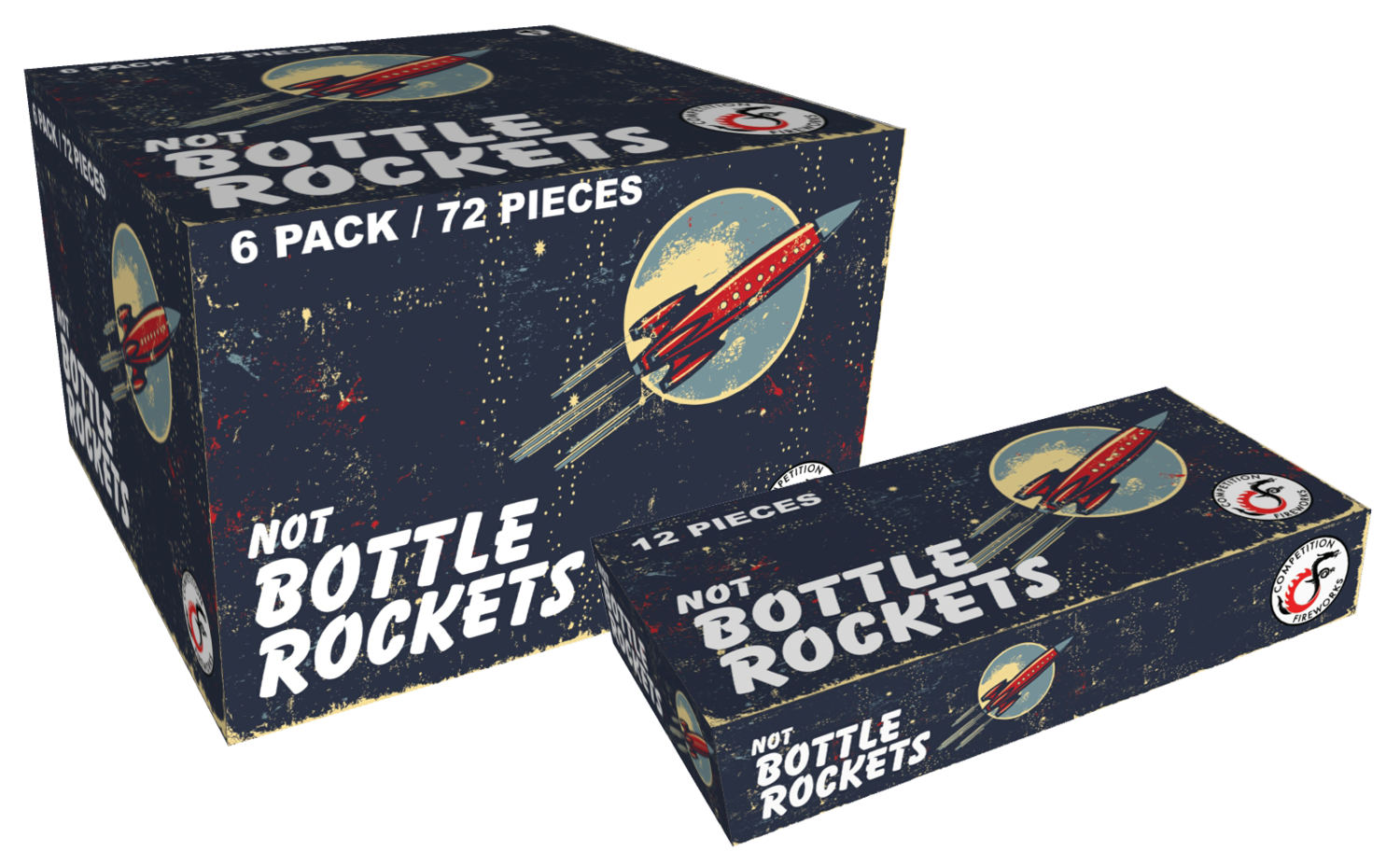 Competition - Not Bottle Rockets 12pk Display (6units) - Rocket ...