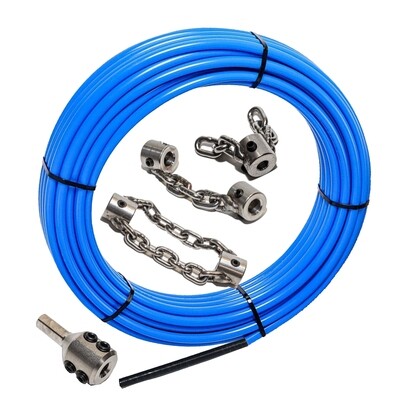 Flexible shafts &, drain cleaning chains