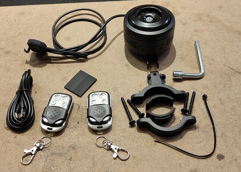 Maxi Electronic Horn / Tamper Alarm with remote (Motion Sensor Security ...